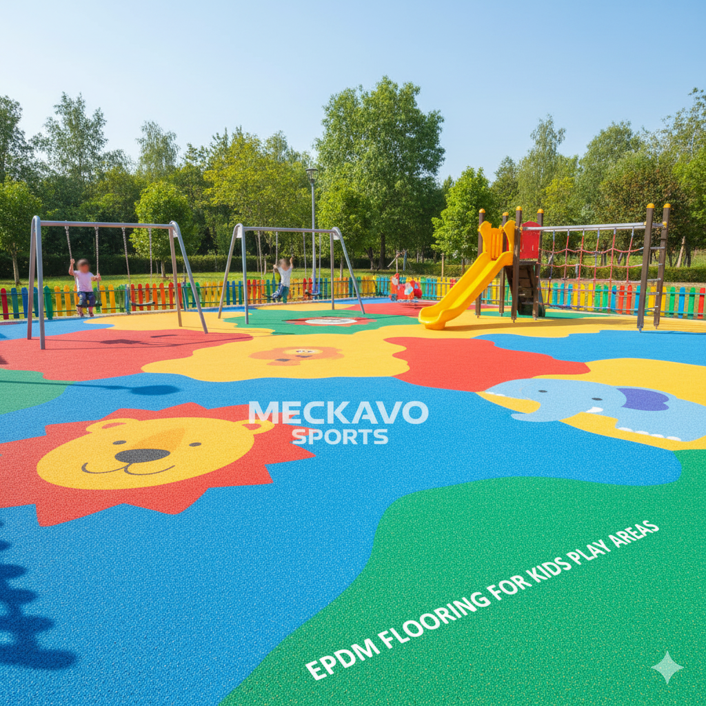 EPDM Flooring for Kids Play Areas by Meckavo Sports – Safe, Colorful ...