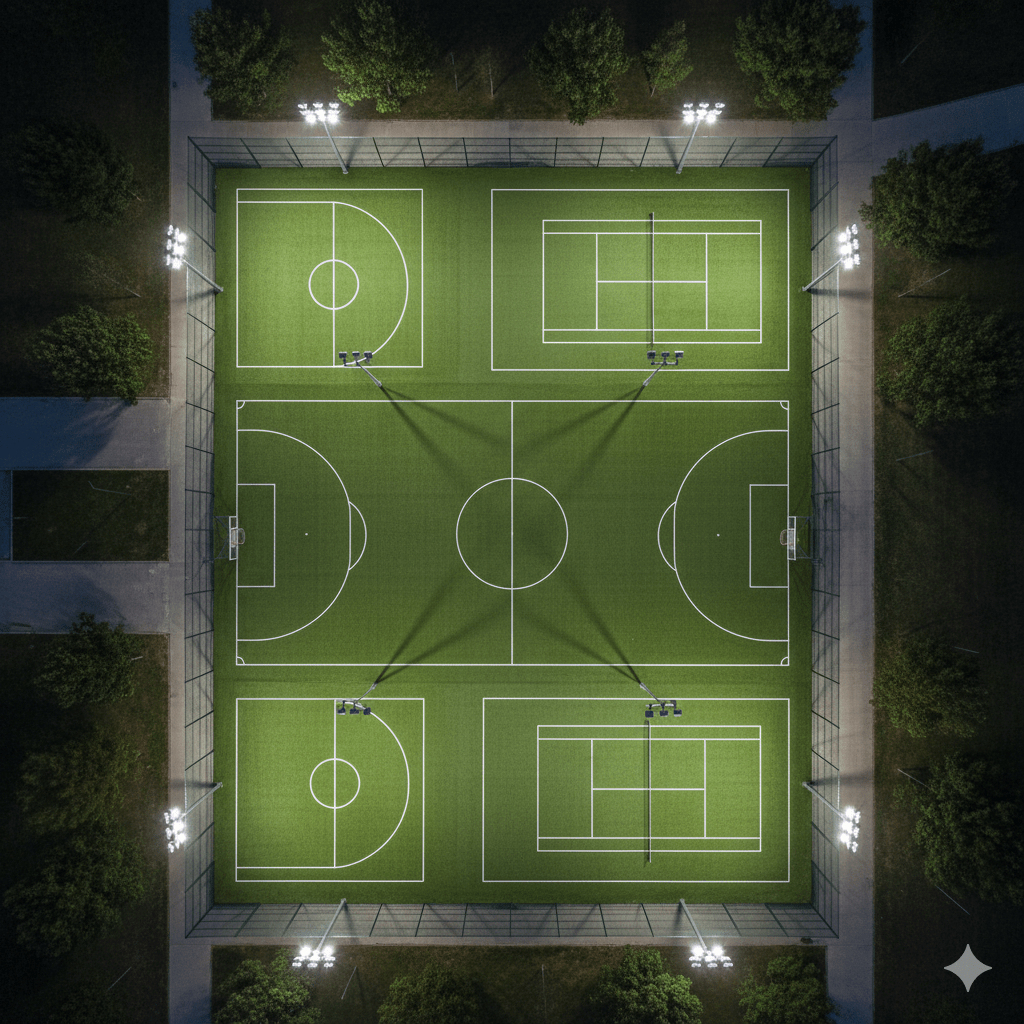 Multi sports Ground construction – A complete solution – MECKAVO E-STORE