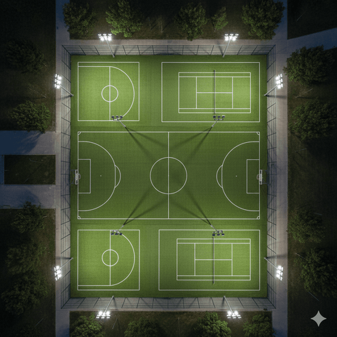 Multi sports Ground construction – A complete solution – MECKAVO E-STORE