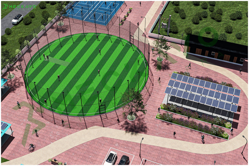 Circle/Oval Shaped Ground Full construction cost – MECKAVO E-STORE